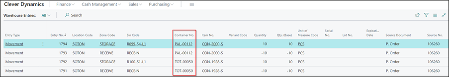 Clever Dynamics - Warehouse Put-Aways